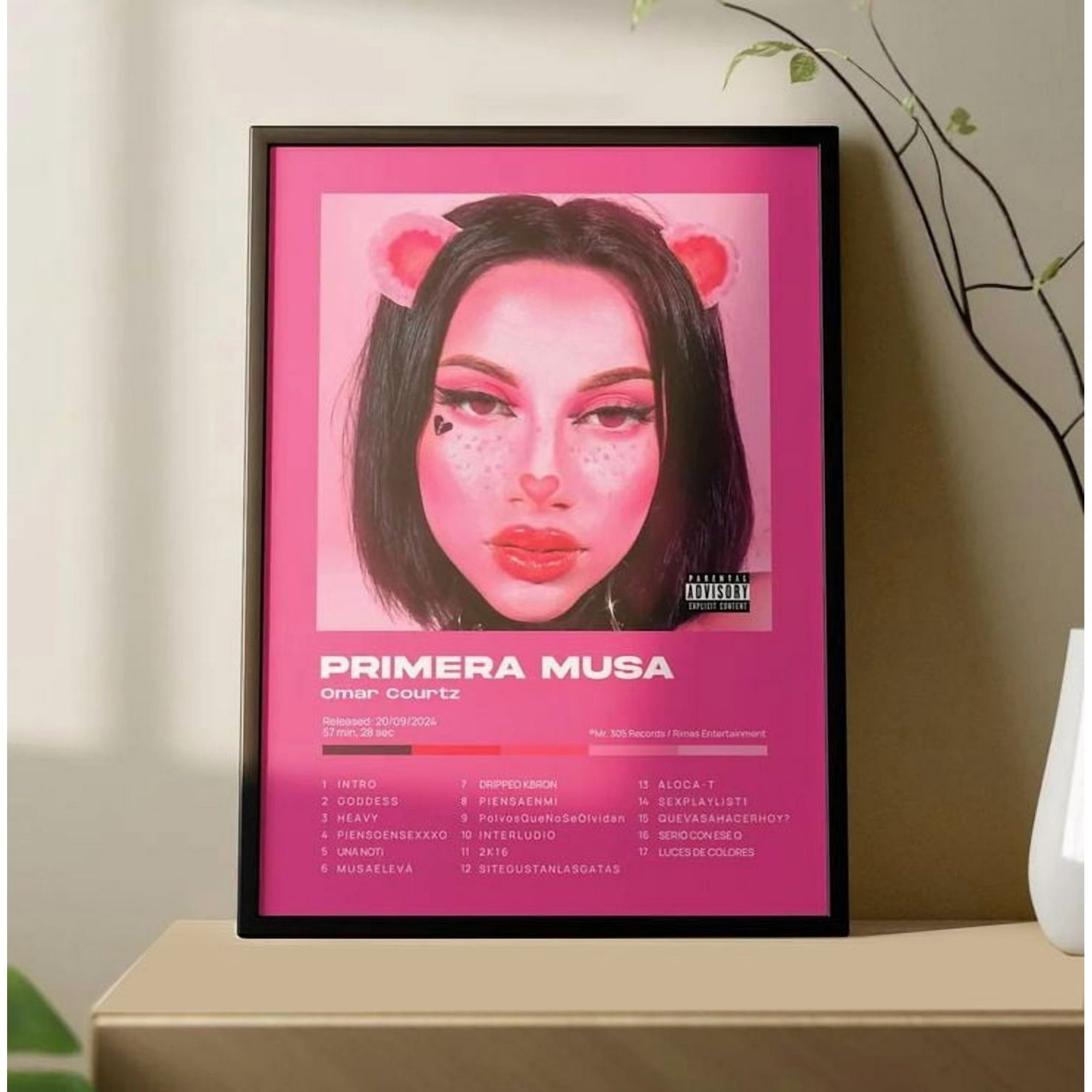 FIRST MUSE - Omar Courtz Poster – Emerald Blossoms