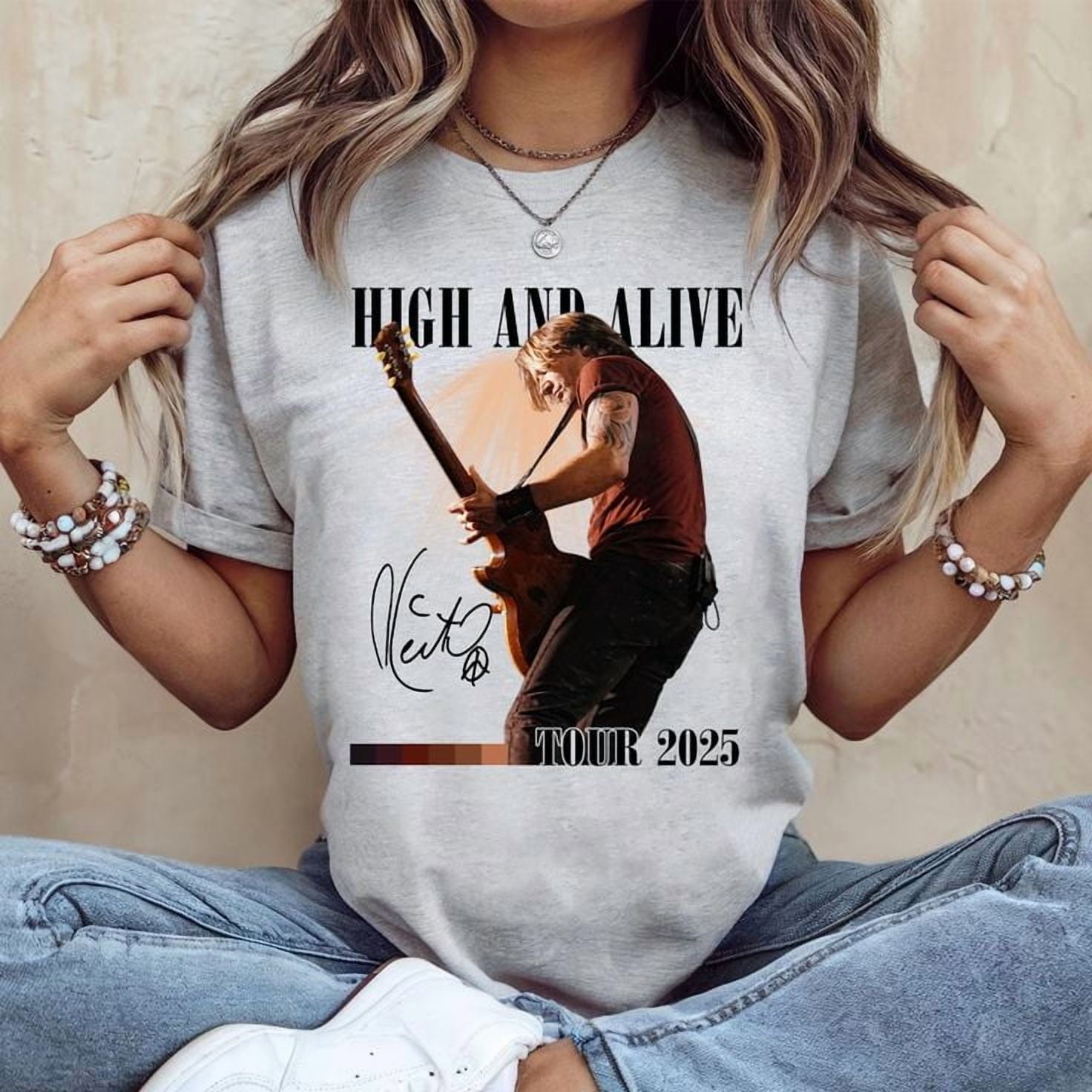 Keith Urban High And Alive Tour 2025 – Emerald Blossoms