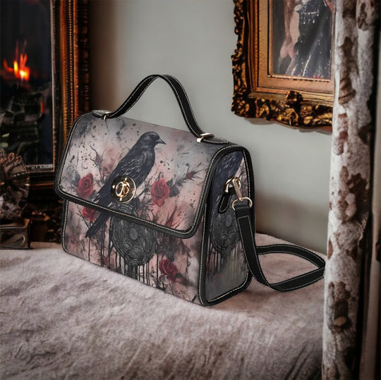 EmeraldBlossoms - Raven Bag Crow Witchy Bag Goth – Emerald Blossoms